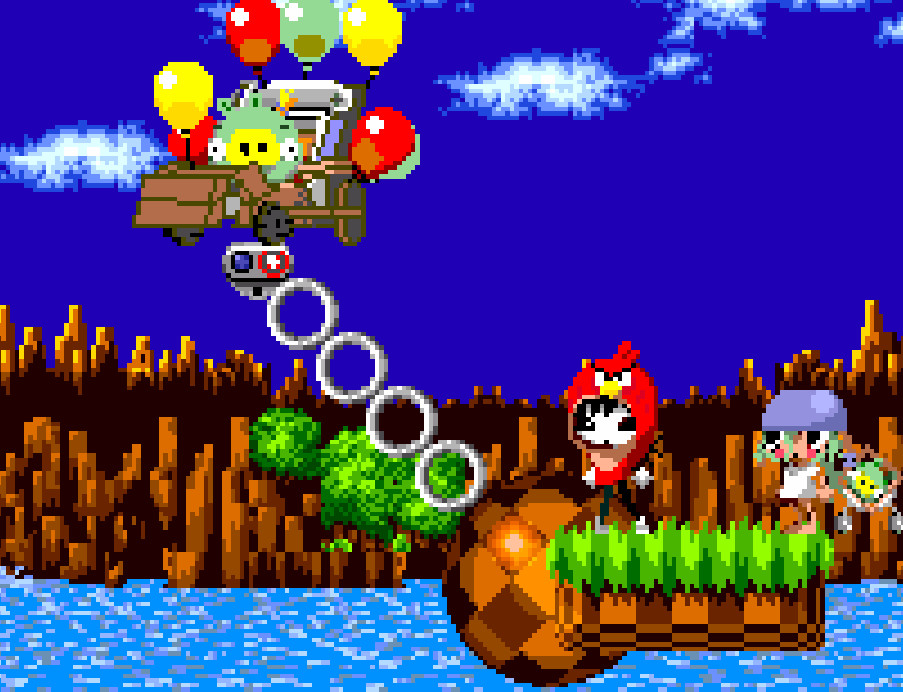 Angry Birds in Sonic 1 Forever Mod for Sonic the Hedgehog Forever | S1F ...