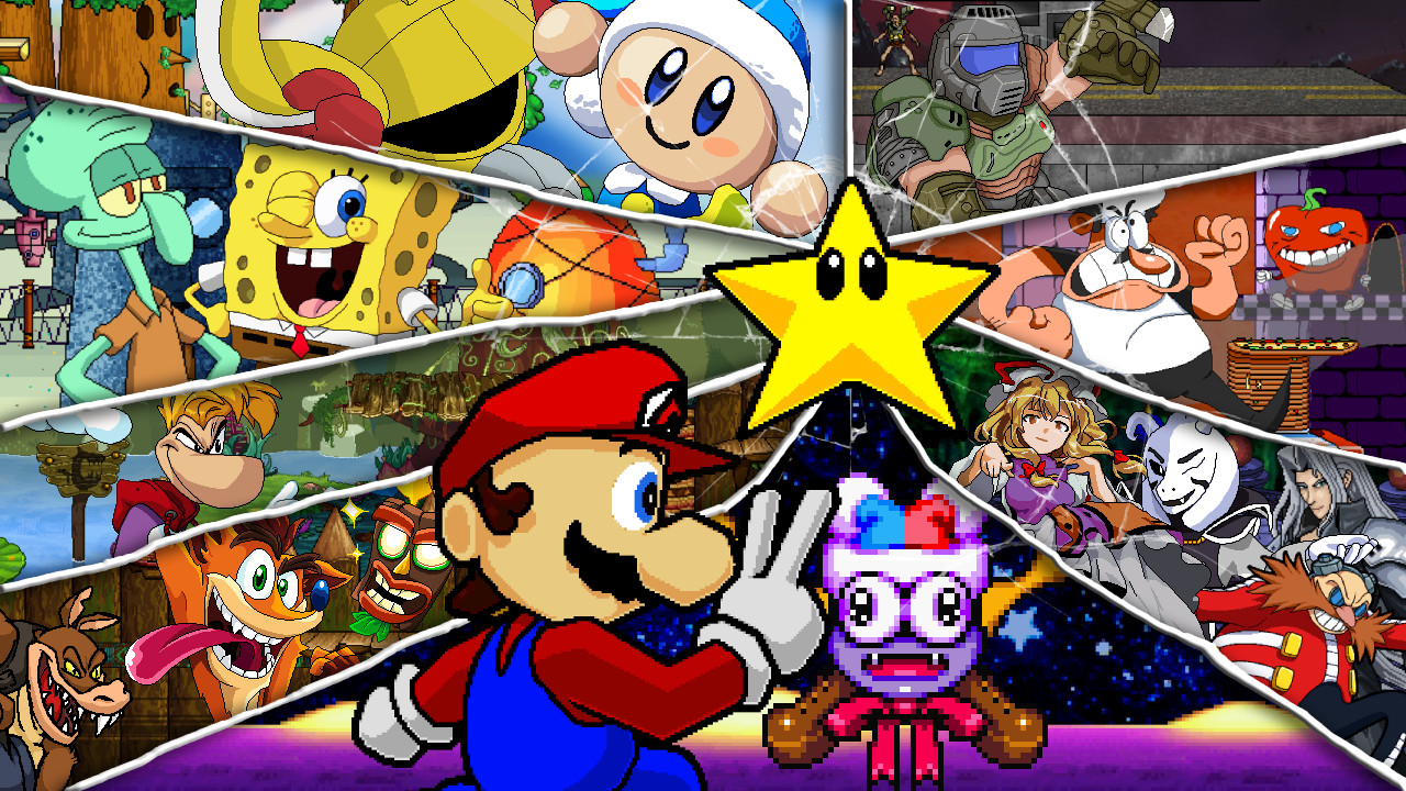 Mario's Multiversal Madness (64 Mario's Arcade) Mod for Super Smash ...