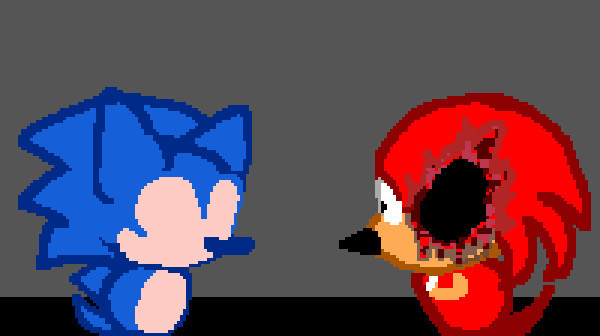 sonic 8bit Mod for Sonic.EXE: The Disaster 2D Remake | TD2DR Mods