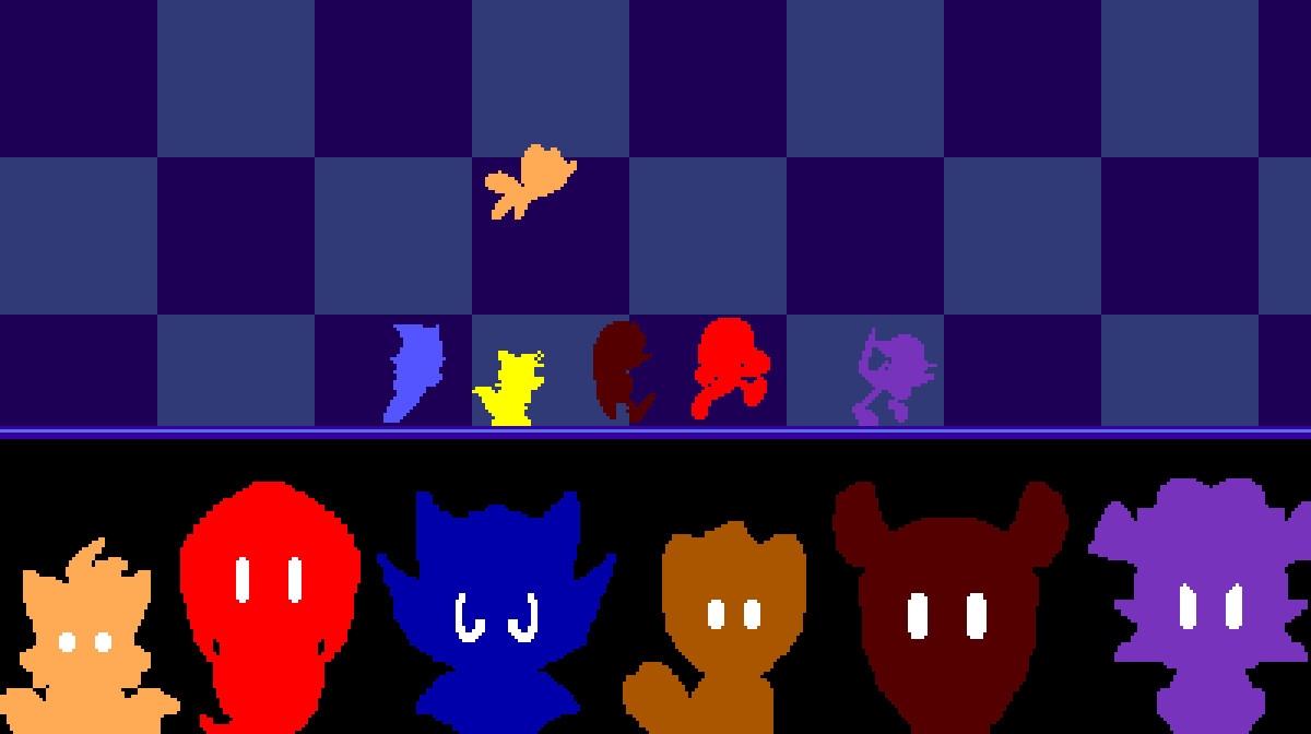 sonic 8bit Mod for Sonic.EXE: The Disaster 2D Remake | TD2DR Mods