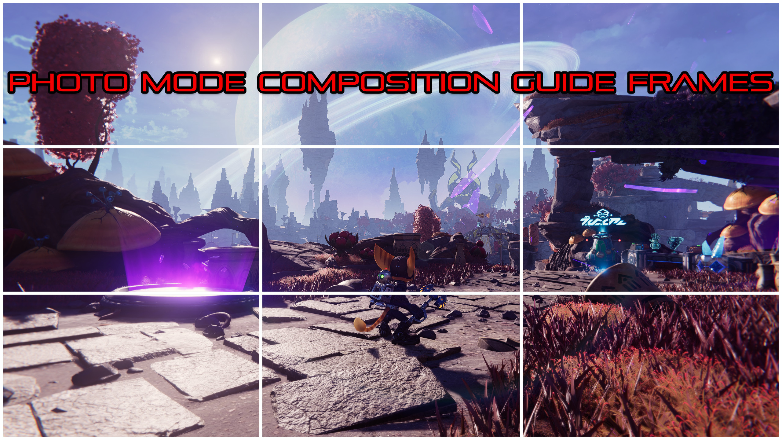 Photo Mode Composition Guide Frames Mod for Ratchet & Clank: Rift Apart ...