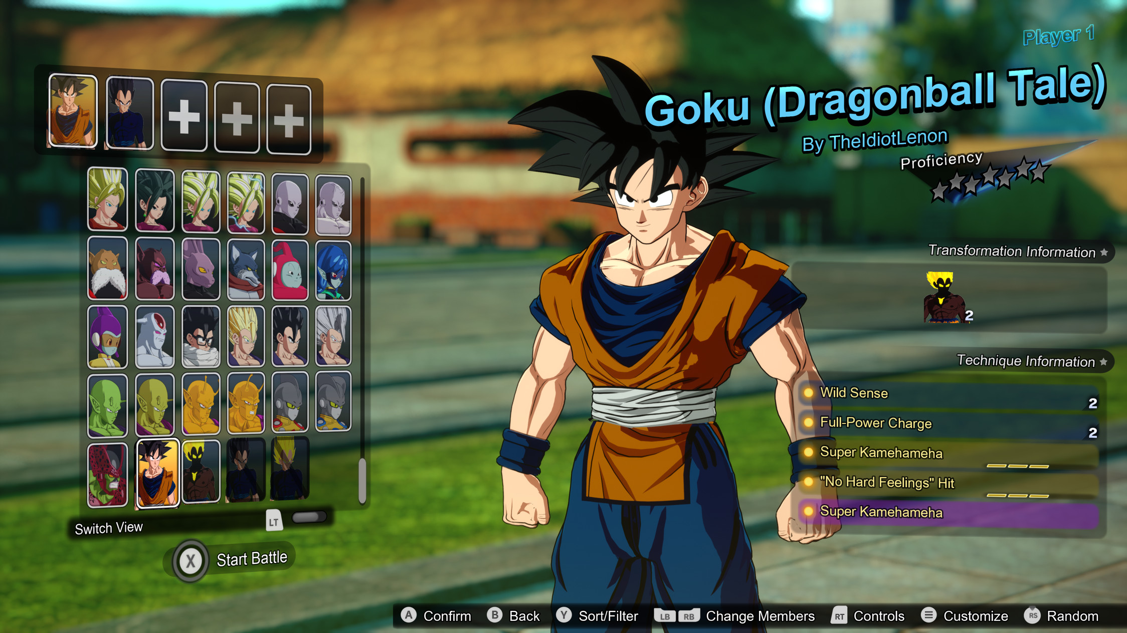 Legend - A Dragonball Tale : Goku Mod for Dragon Ball: Sparking! ZERO ...