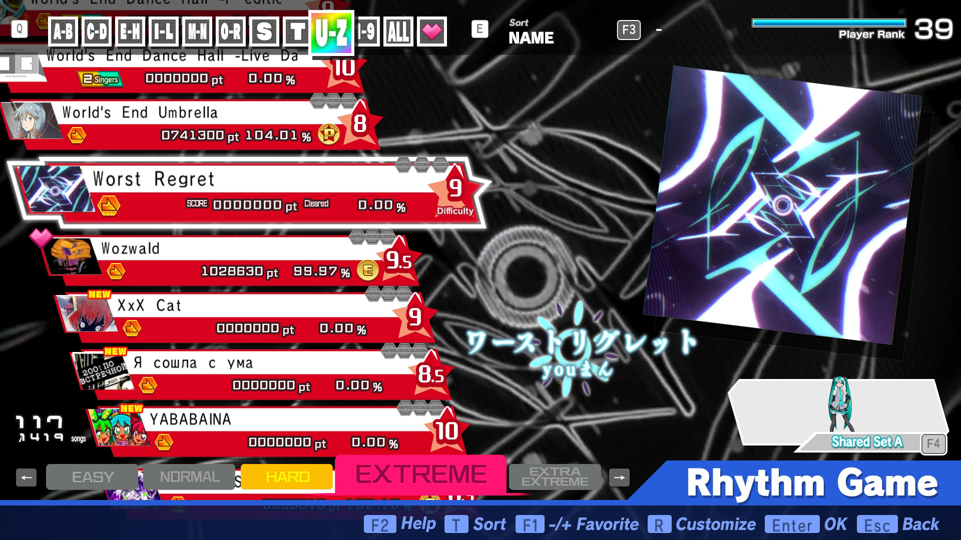 Worst Regret Mod for Hatsune Miku: Project DIVA Mega Mix+ | PDMegaMix+ Mods