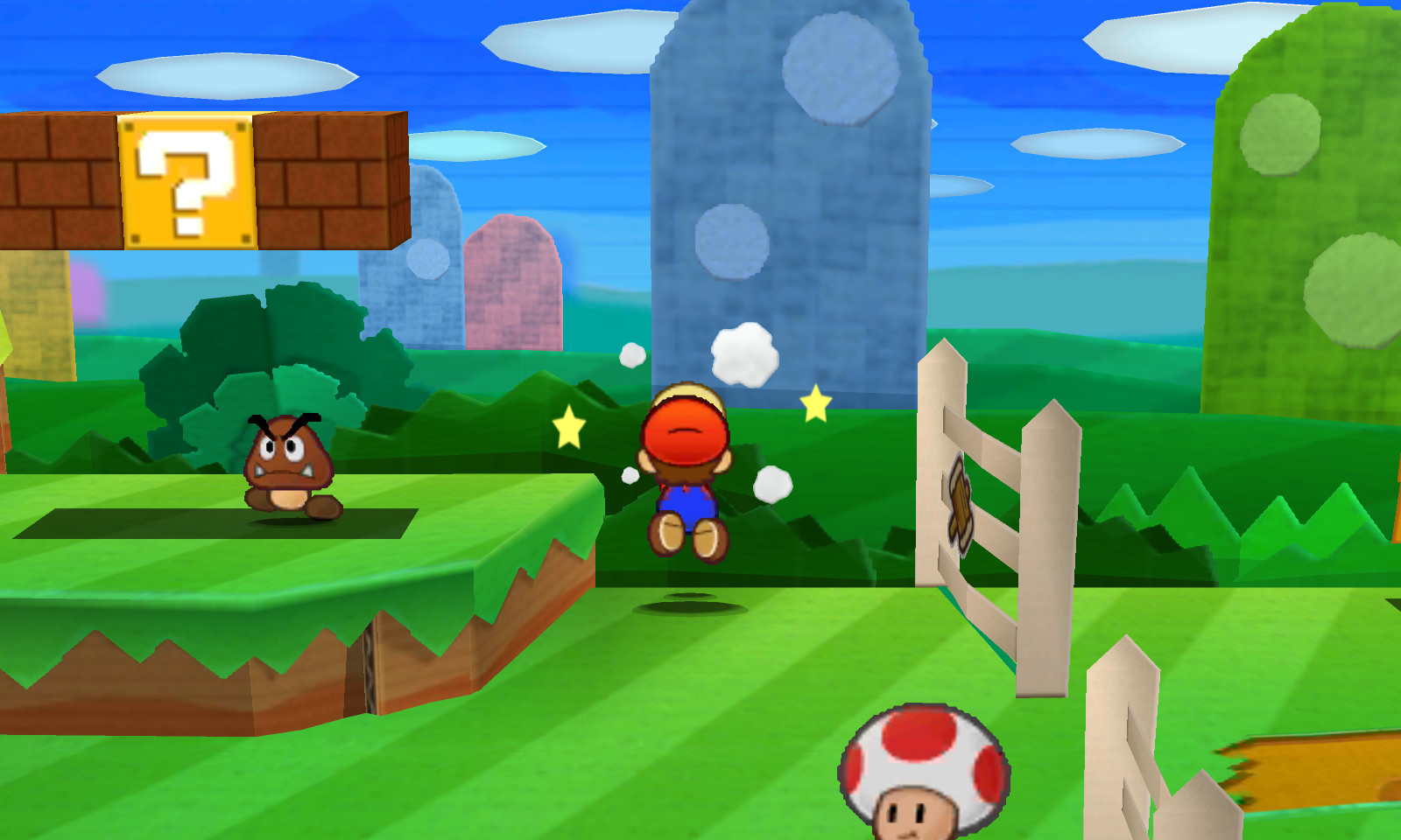 Origami King Mario face Mod for Paper Mario: Sticker Star | PMSS Mods