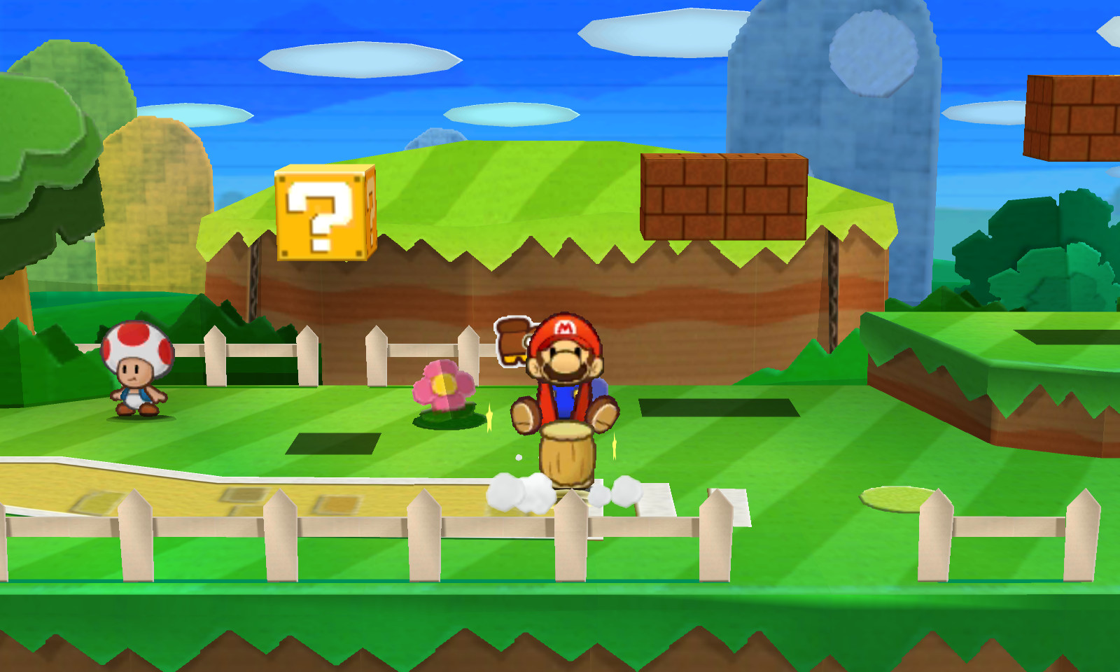 Origami King Mario face Mod for Paper Mario: Sticker Star | PMSS Mods