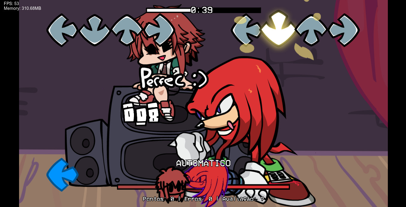 Playable Anime Knuckles + FLA Mod for Friday Night Funkin' | FNF Mods