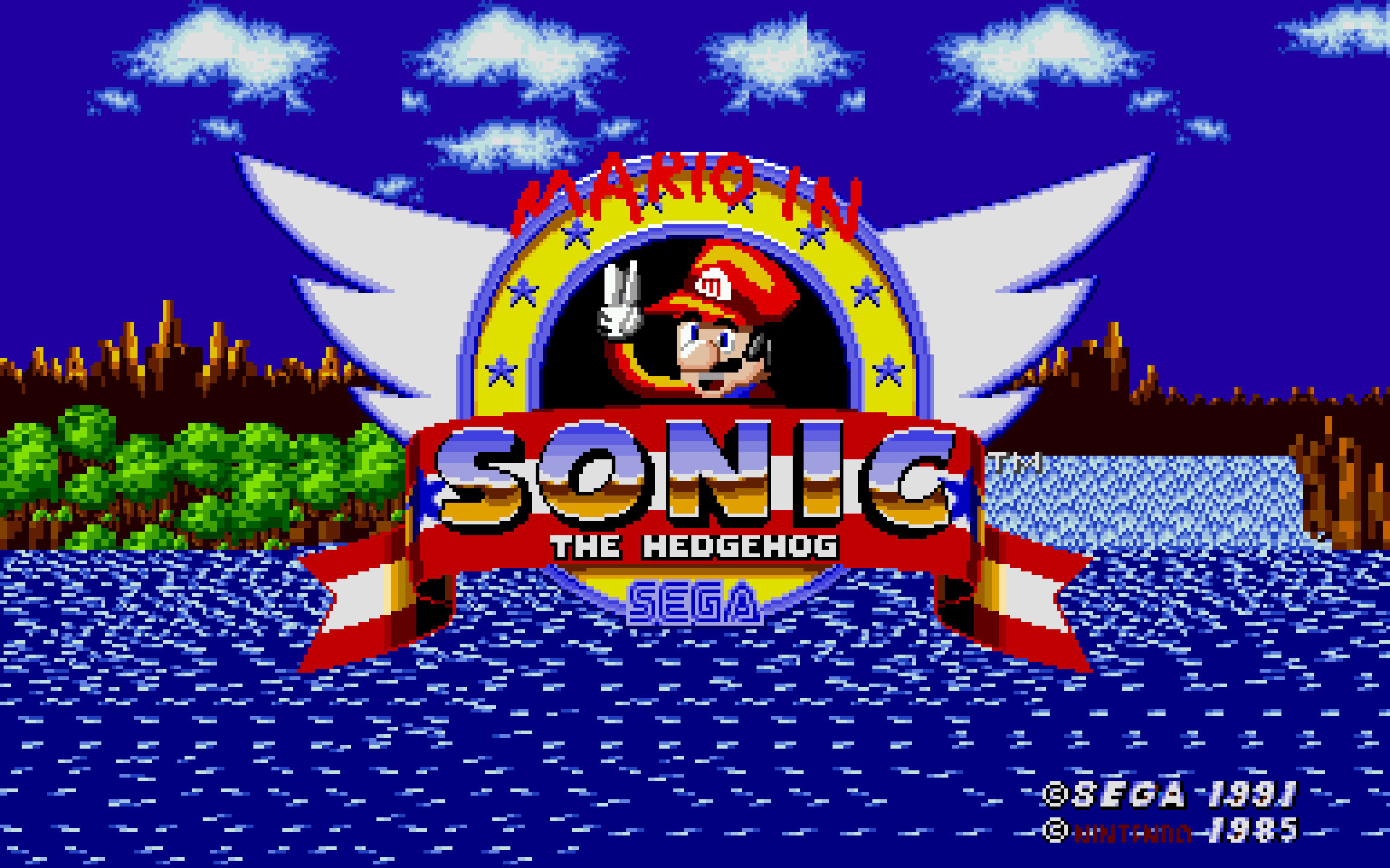 Super Mario In Sonic 1 [MAR10 DAY SPECIAL] Mod for Sonic the Hedgehog ...