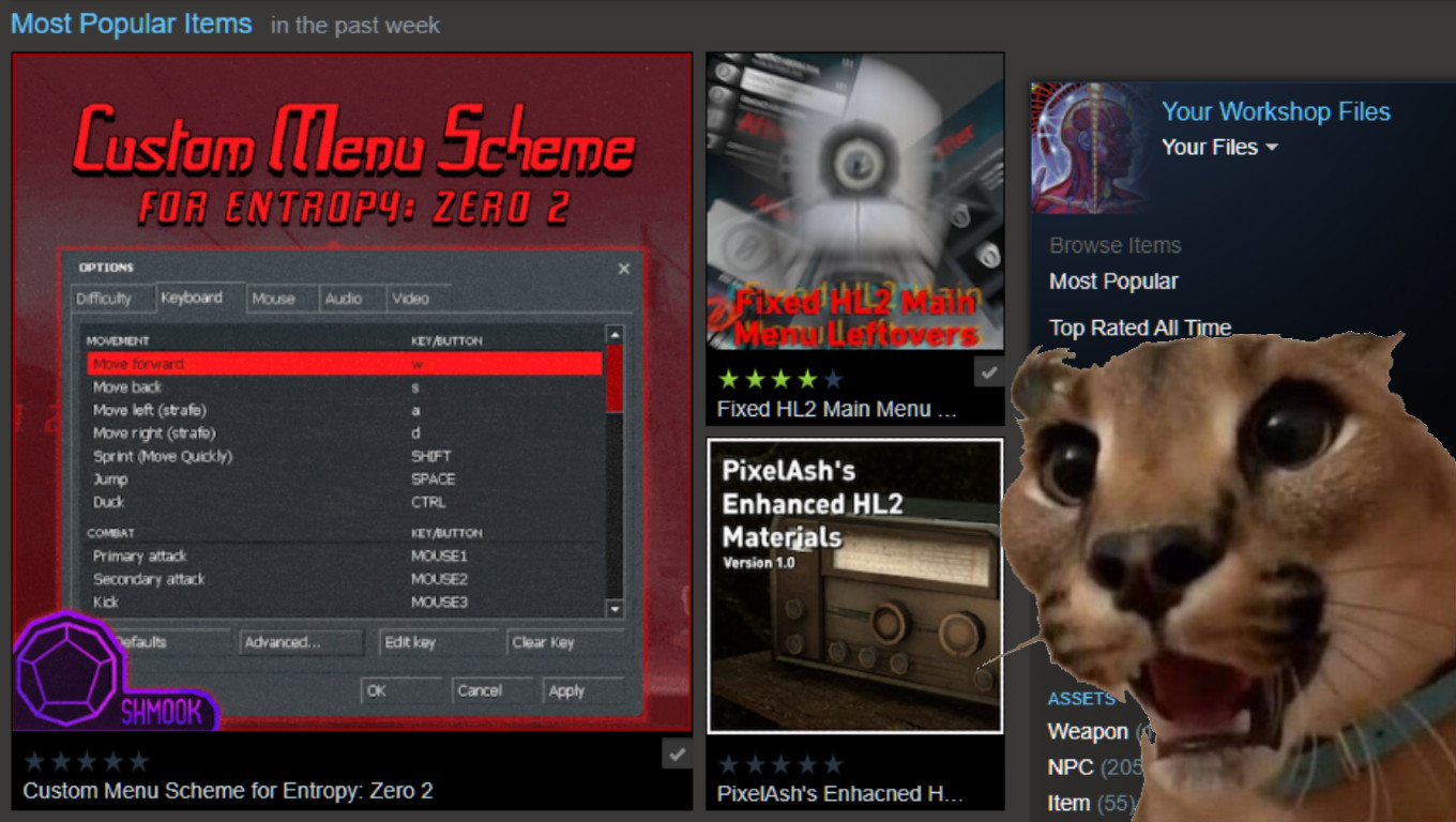 Custom Menu Scheme for Entropy: Zero 2 Mod for Entropy: Zero 2 | EZ2 Mods