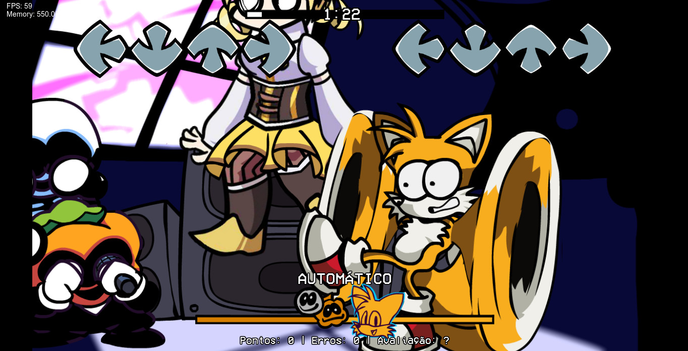 Playable Anime Tails + FLA Mod for Friday Night Funkin' | FNF Mods