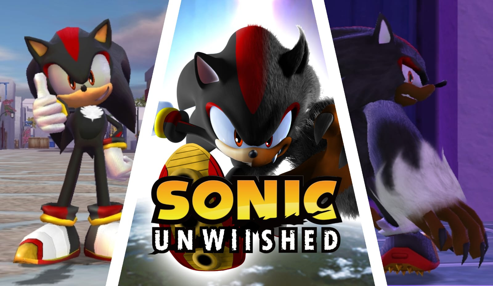 Shadow The hedgehog/Werehog skin mod Mod for Sonic Unleashed (Wii ...