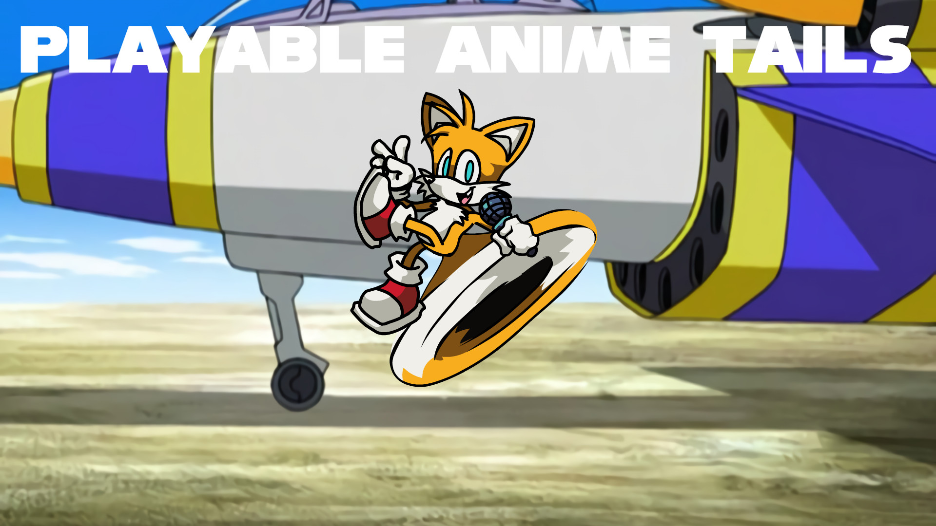 Playable Anime Tails + FLA Mod for Friday Night Funkin' | FNF Mods