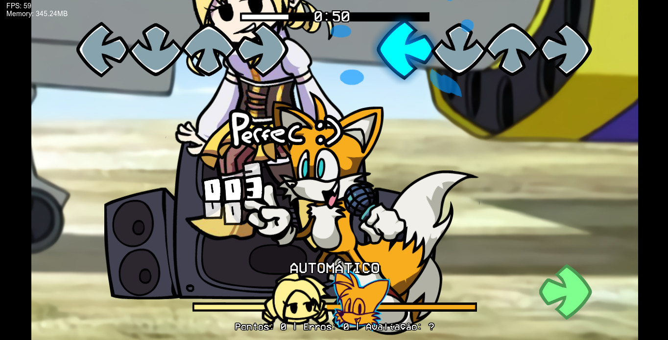 Playable Anime Tails + FLA Mod for Friday Night Funkin' | FNF Mods
