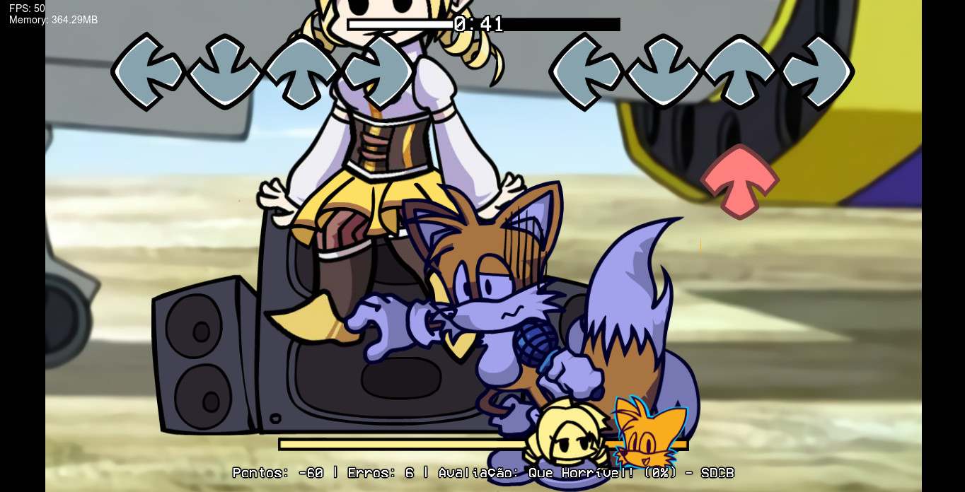 Playable Anime Tails + FLA Mod for Friday Night Funkin' | FNF Mods