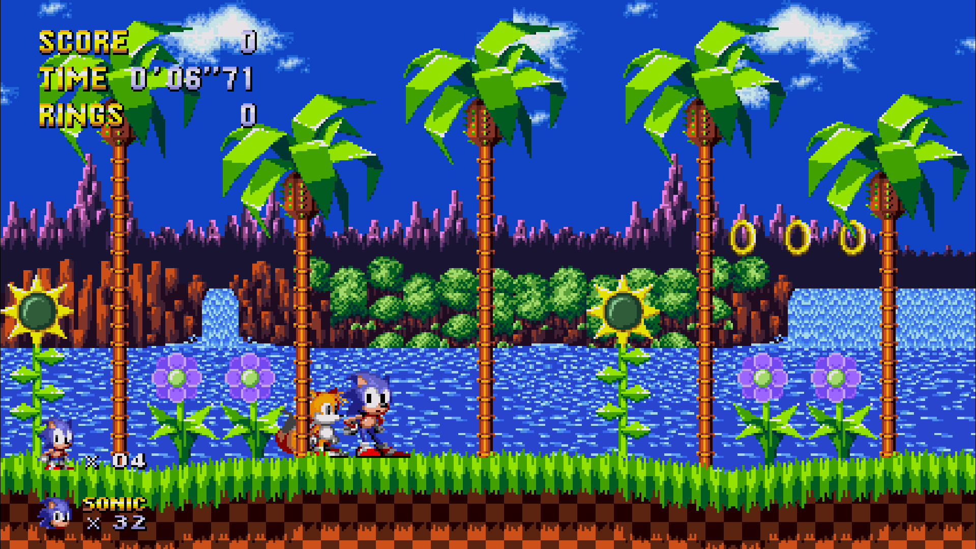 Retro Engine HUD Position Mod for Sonic the Hedgehog Forever | S1F Mods