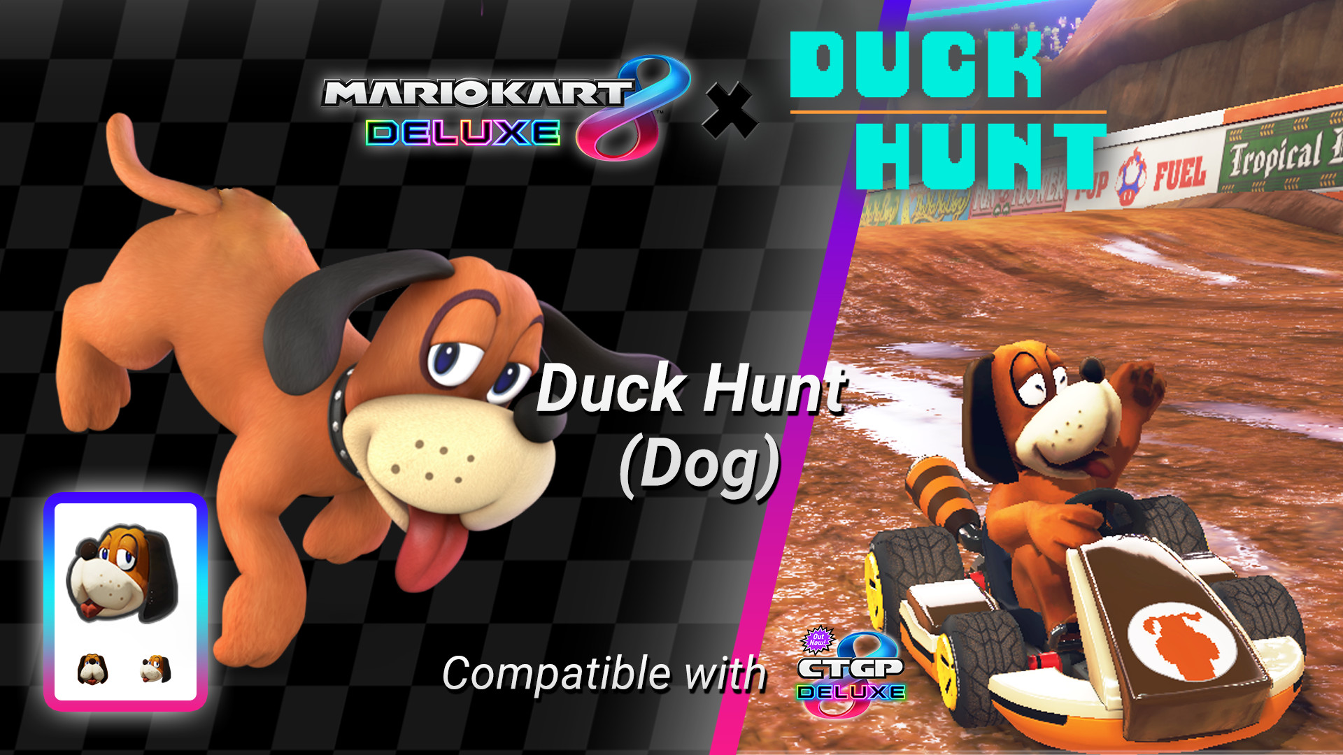 Duck Hunt Dog Mod for Mario Kart 8 Deluxe | MK8D Mods