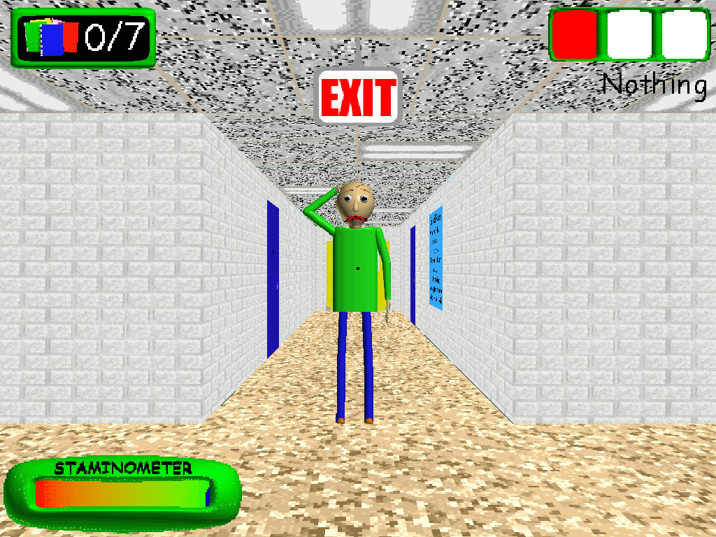 Baldi's Basics But Something Weird Happens Mod for Baldi's Basics ...