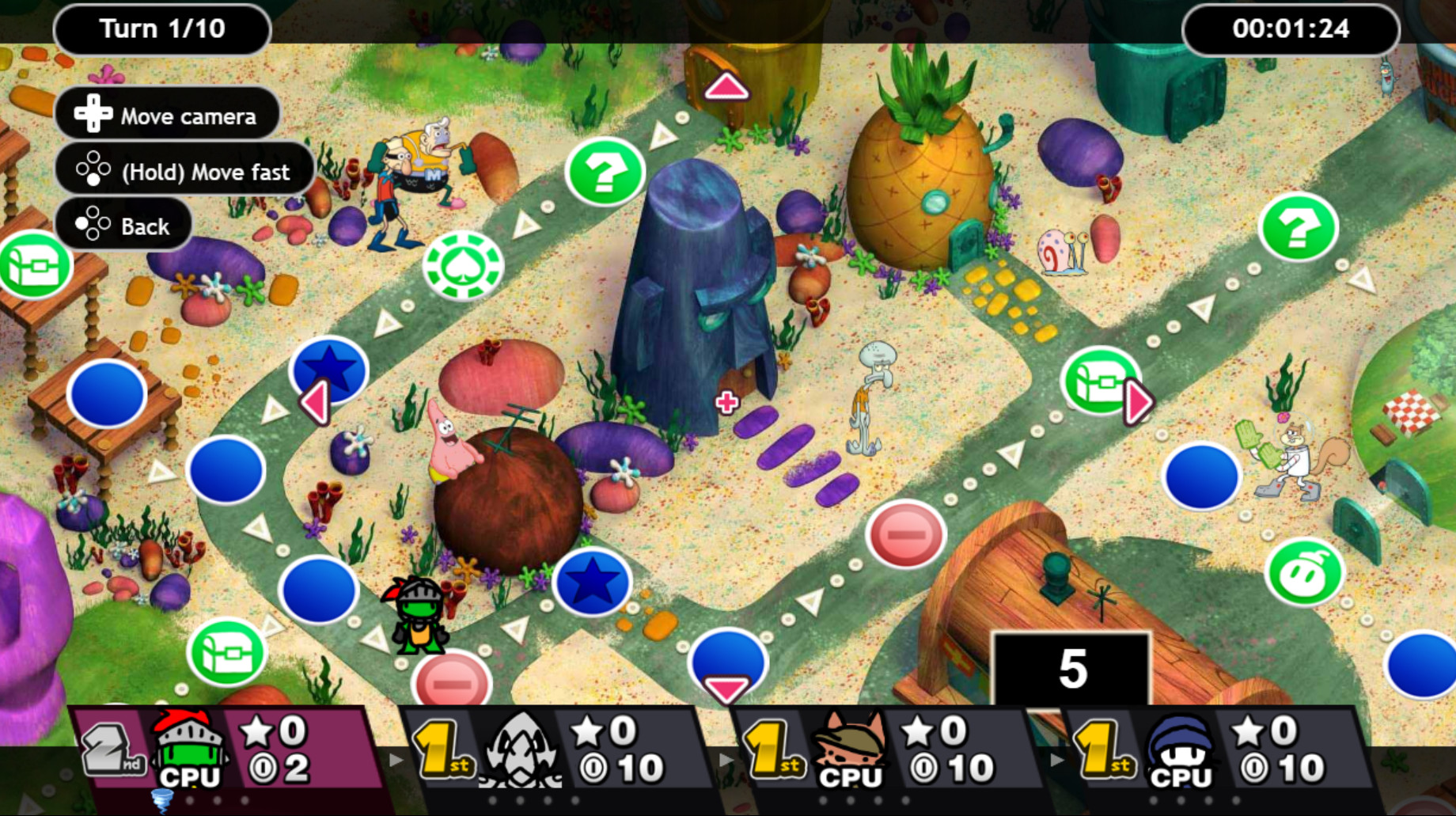 Spongebob Board (Nick Block Party) Mod for Party Project | PProject Mods