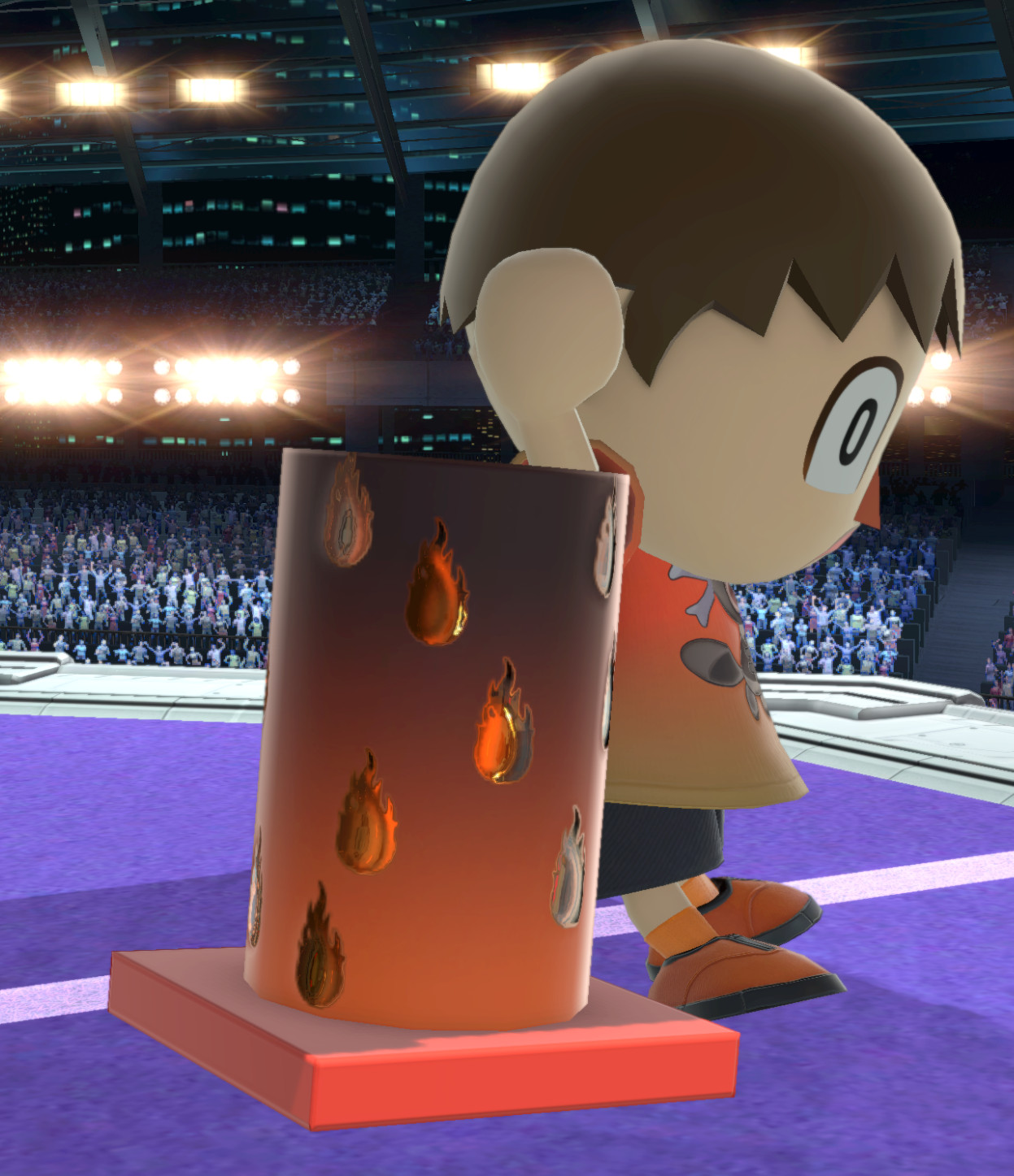 ARK Villager (fire recolor + effects) Mod for Super Smash Bros ...