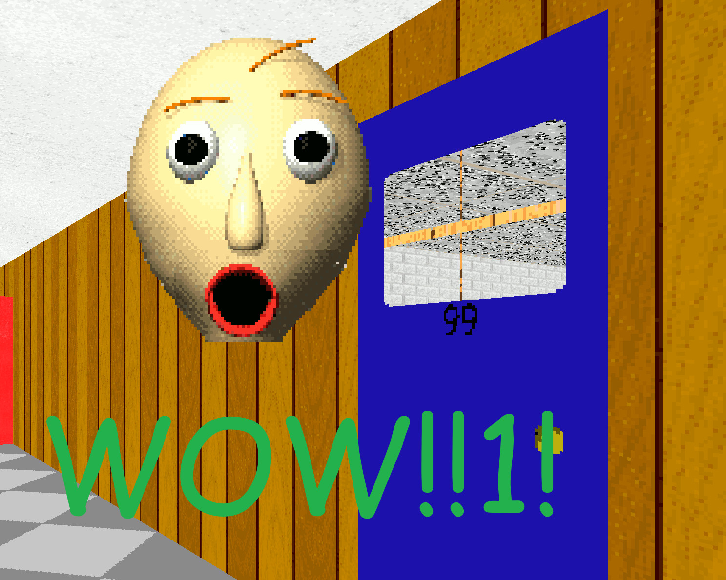 Windows in Doors (0.12.X) Mod for Baldi's Basics | Baldi Mods