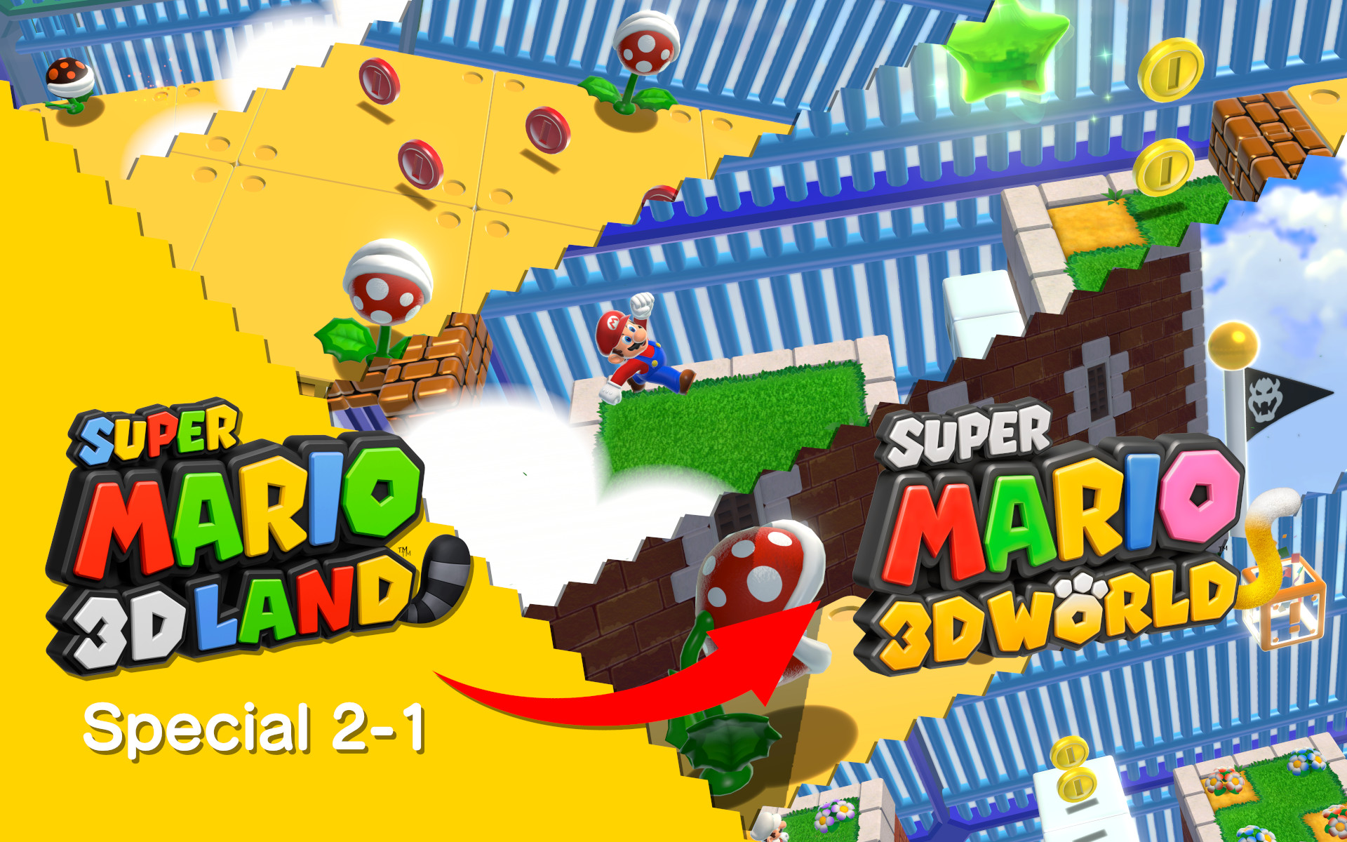 SM3DL Special 2-1 Remake Mod for Super Mario 3D World + Bowser's Fury ...
