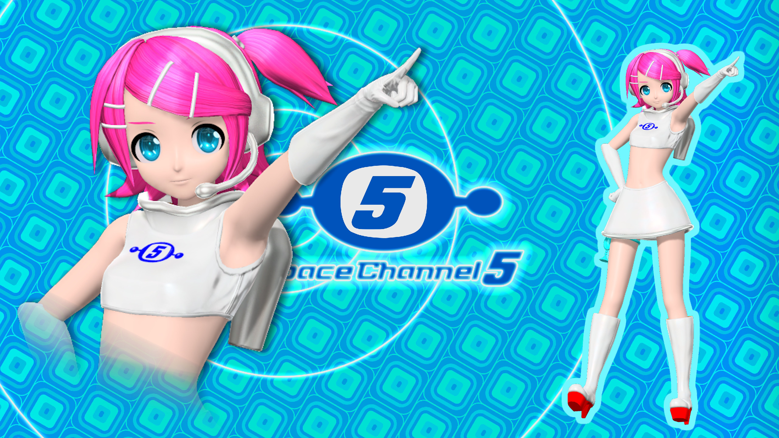 Space Channel 5 Rin Mod for Hatsune Miku: Project DIVA Mega Mix+ | PDMegaMix+ Mods