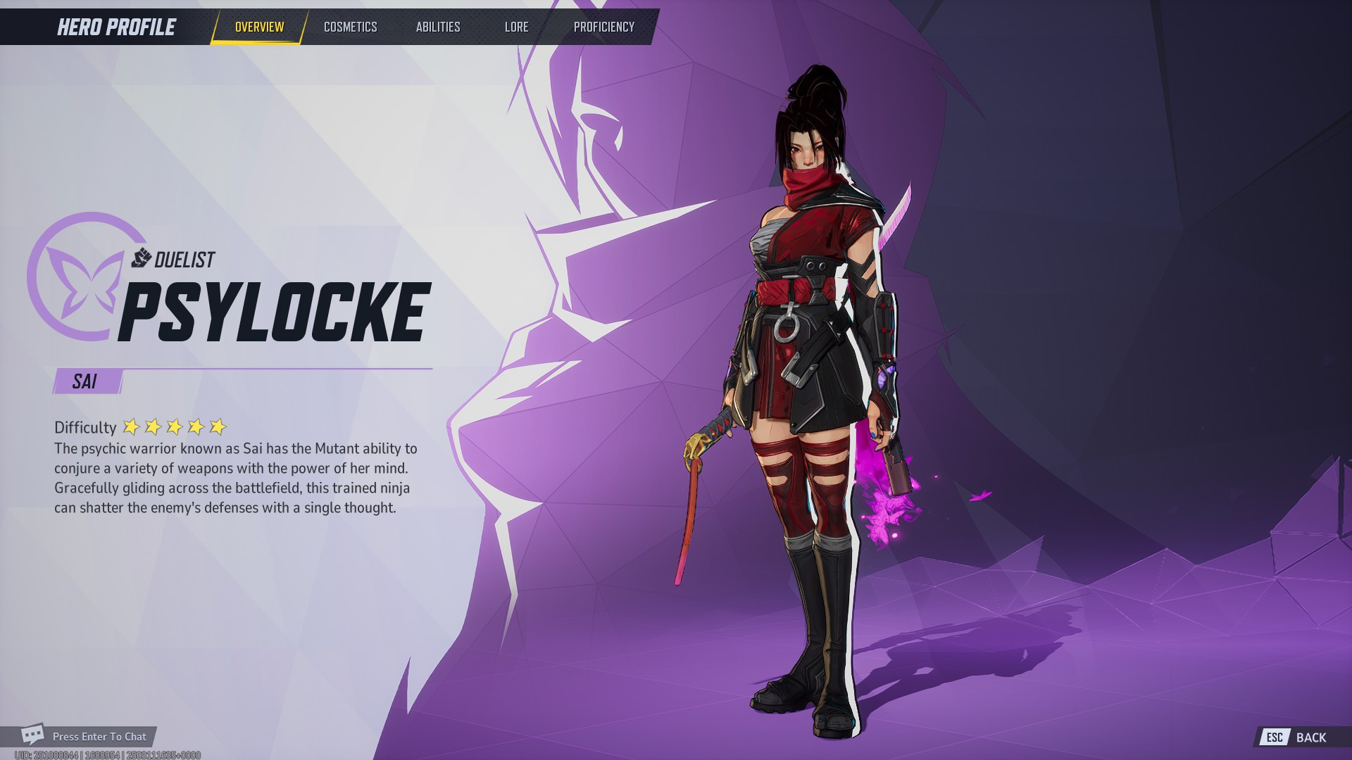 Shadowed's Psylocke Mod for Marvel Rivals | MR Mods