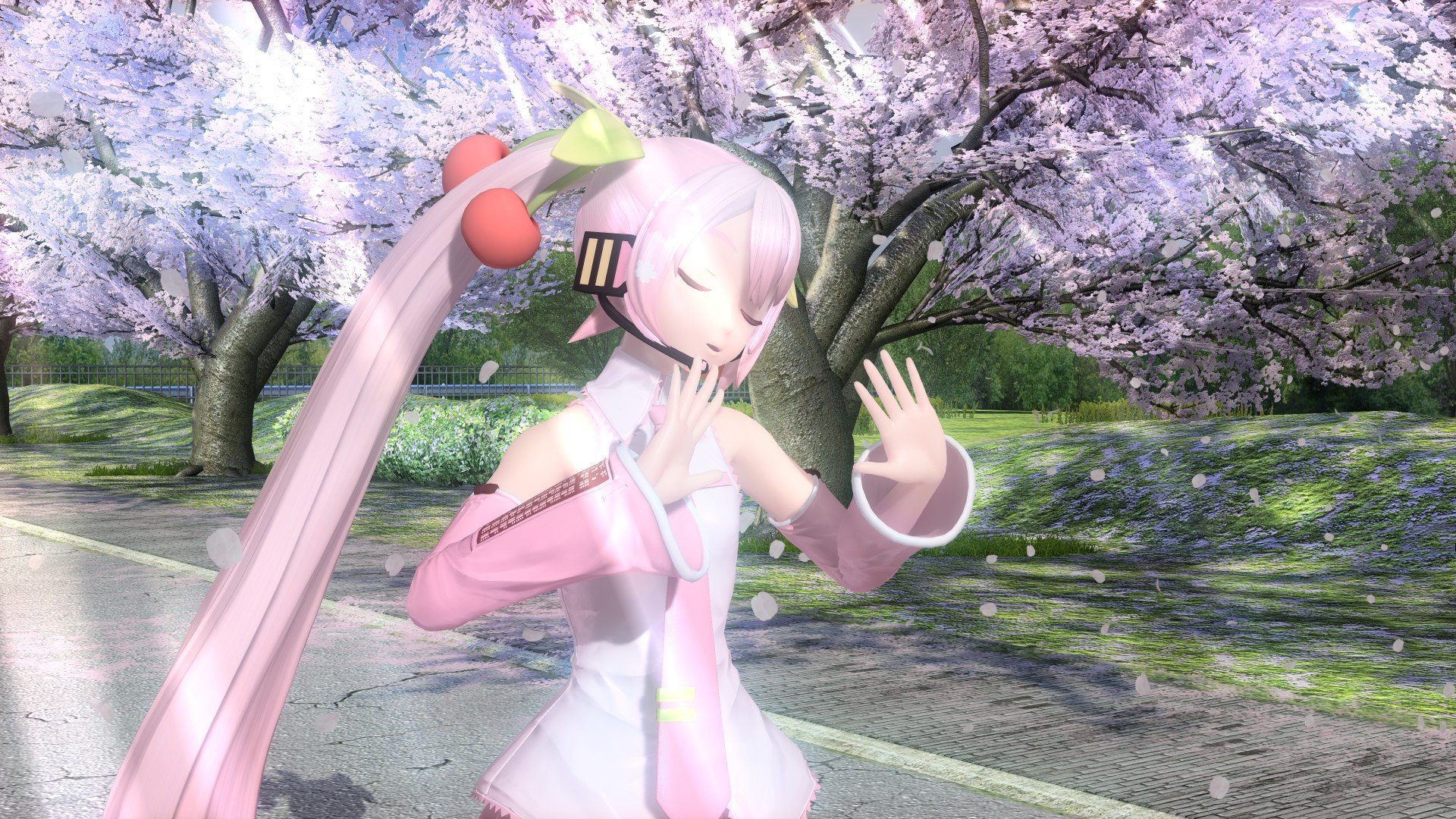 Sakura Miku Figure Modules Mod for Hatsune Miku: Project DIVA Mega Mix+ ...