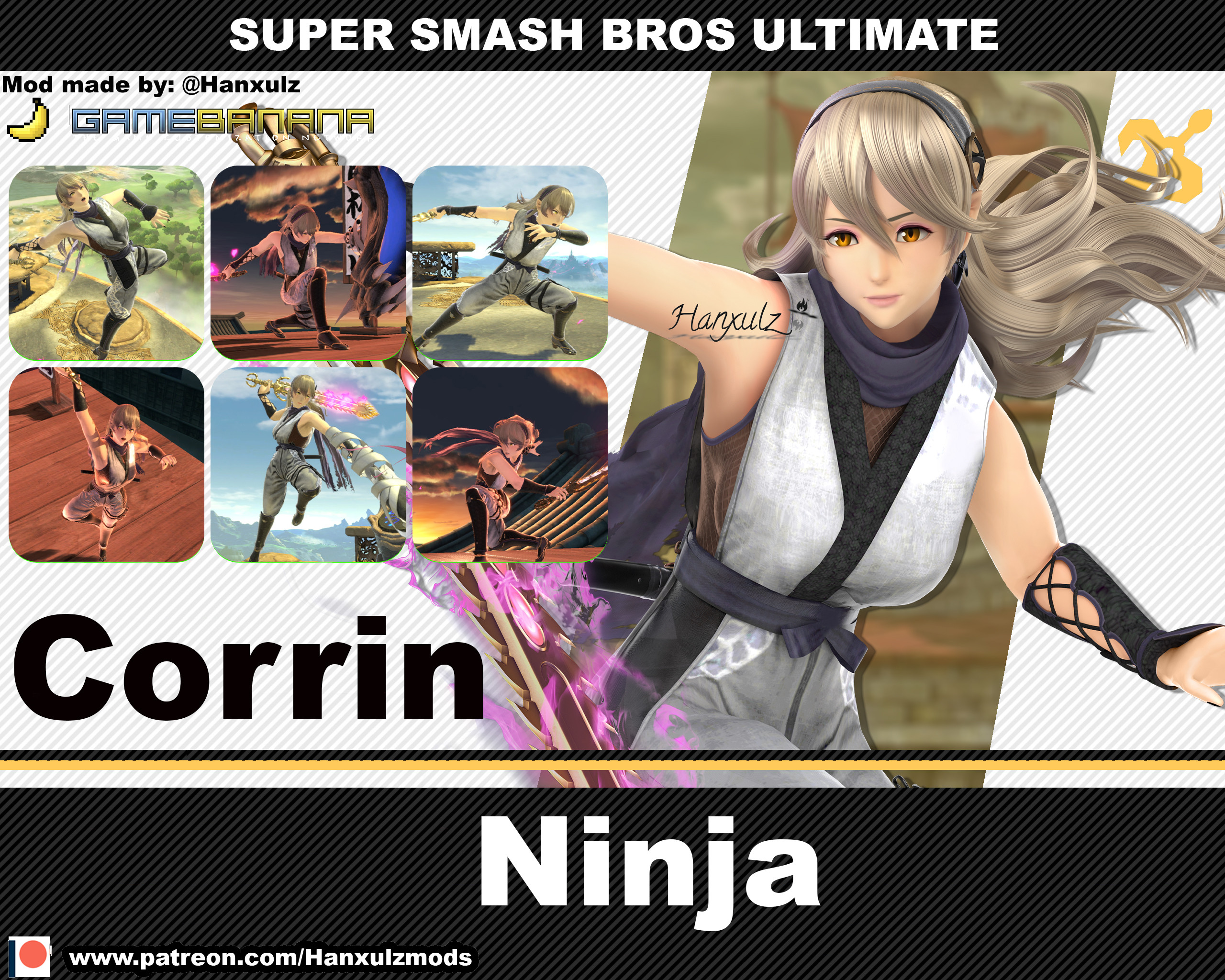 Corrin (Ninja) Mod for Super Smash Bros. Ultimate | SSBU Mods