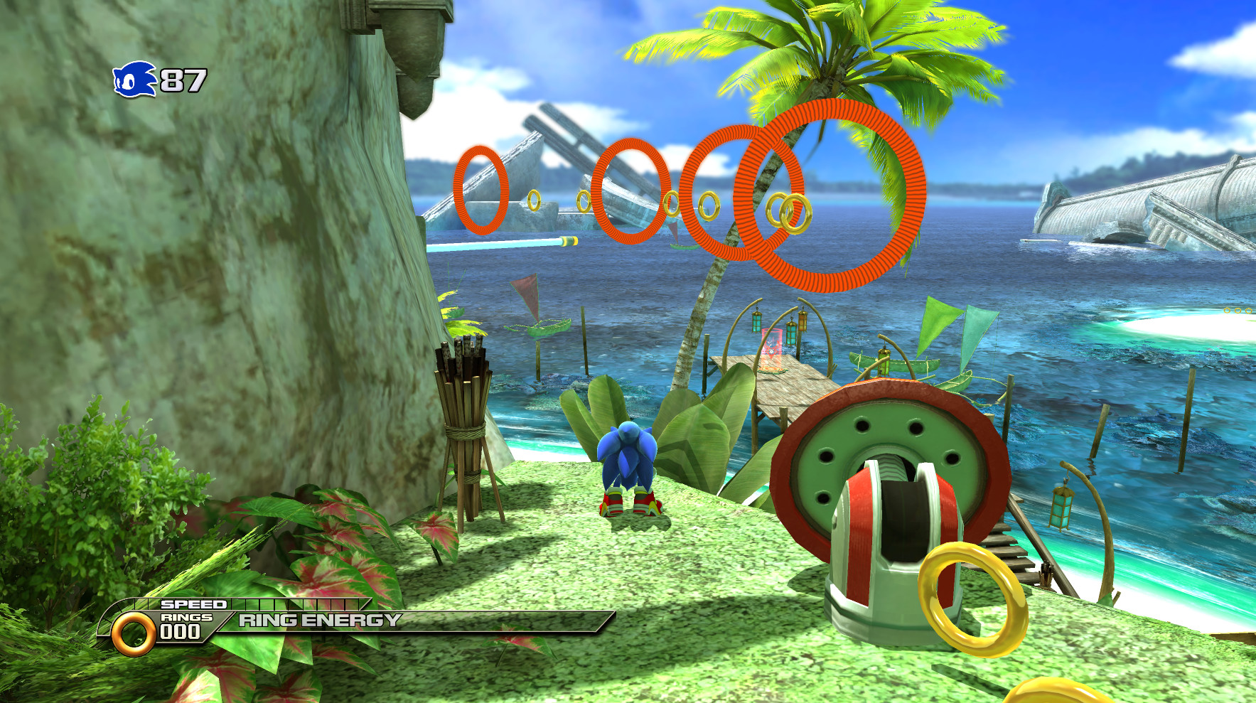 Glow-in-the-Dark Normal Dash Rings Mod for Unleashed Recompiled | UR Mods