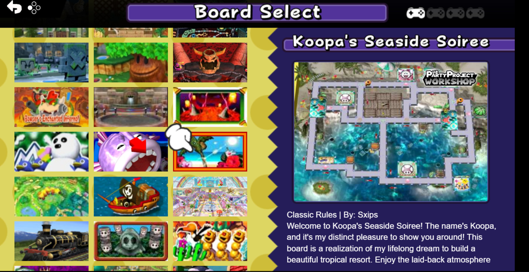Koopa's Seaside Soiree Mod for Party Project | PProject Mods