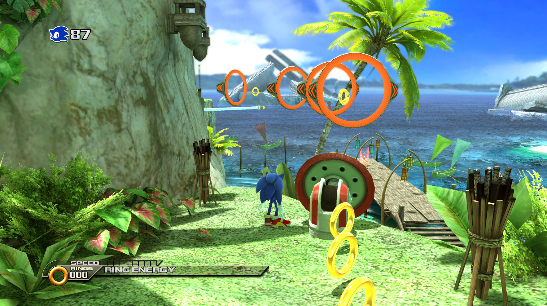 Glow-in-the-Dark Normal Dash Rings Mod for Unleashed Recompiled | UR Mods