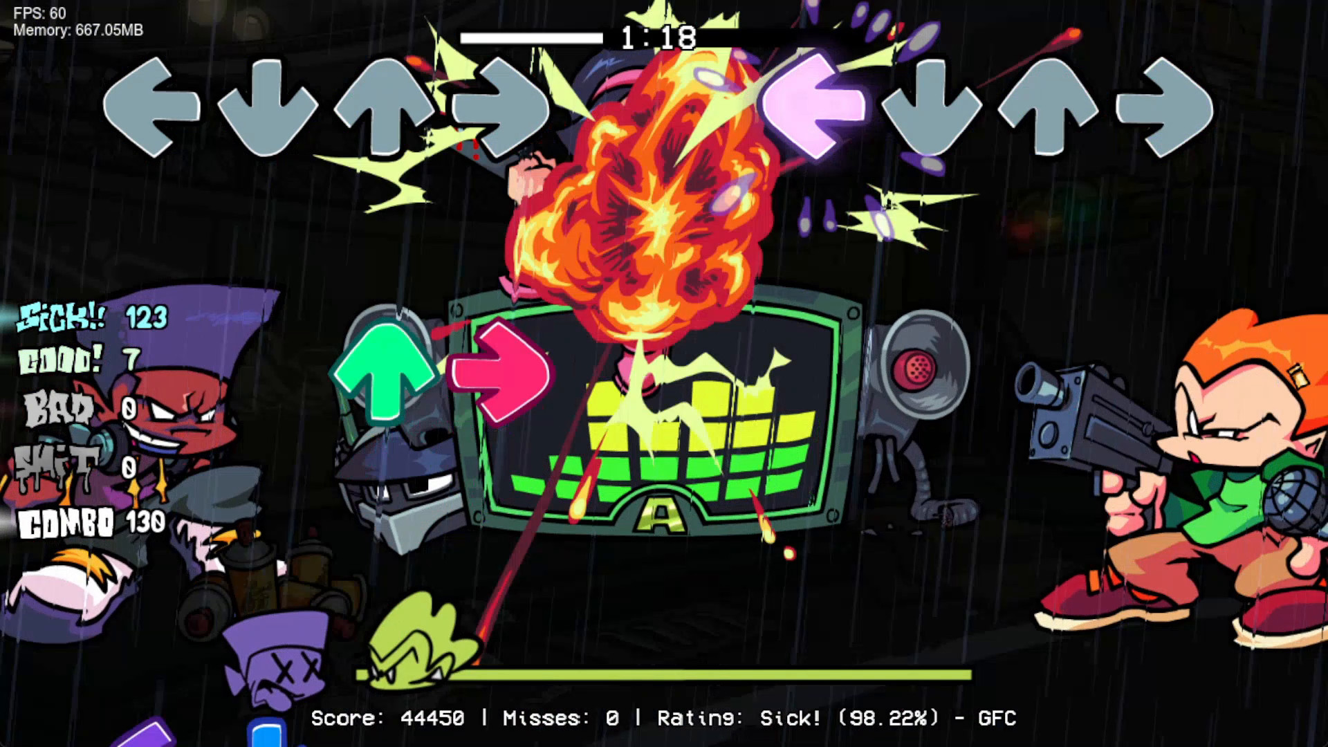 Kitt's Judgement Counters! Mod for Friday Night Funkin' | FNF Mods