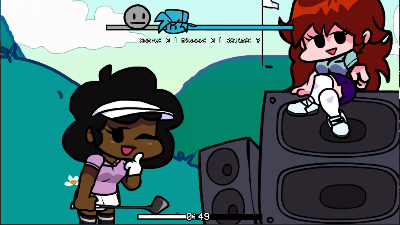 Golf Minigame ft. Miku (Psych Port) Mod for Friday Night Funkin' | FNF Mods