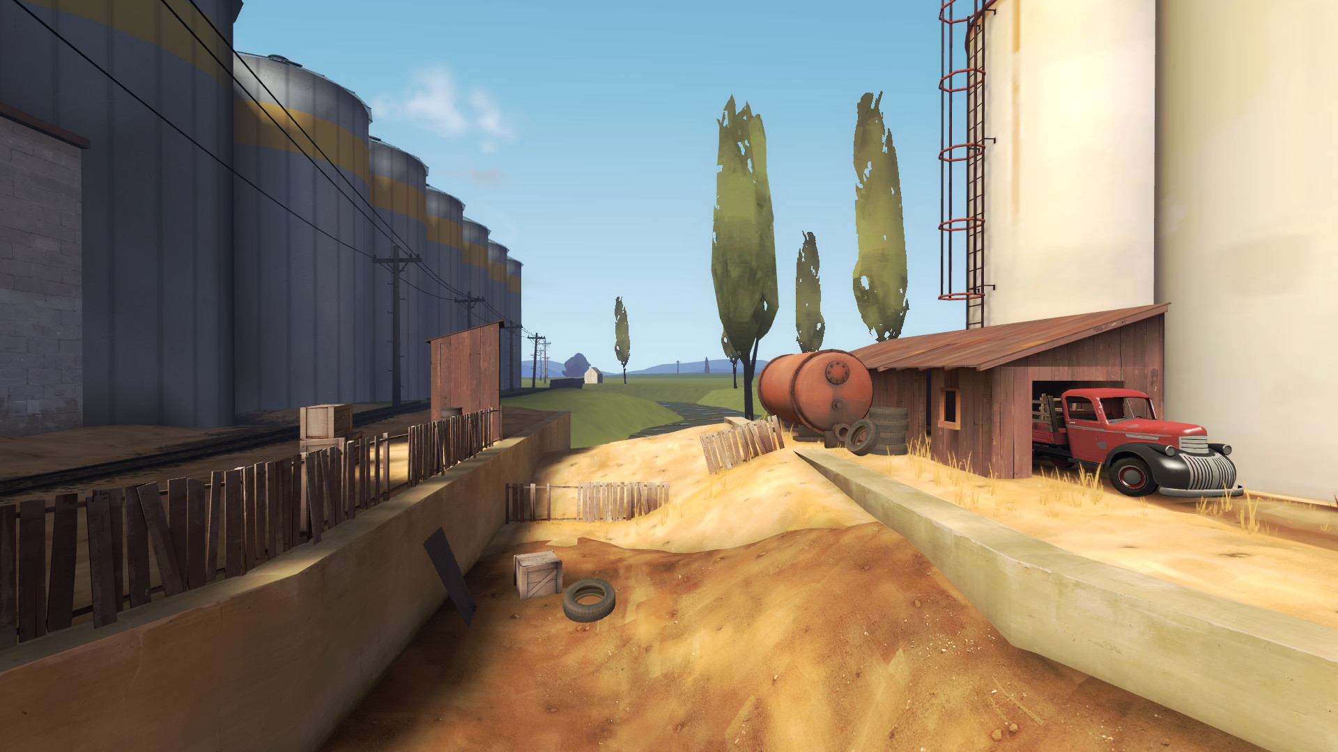 2fort Beta Green Fields texture Mod for Team Fortress 2 | TF2 Mods