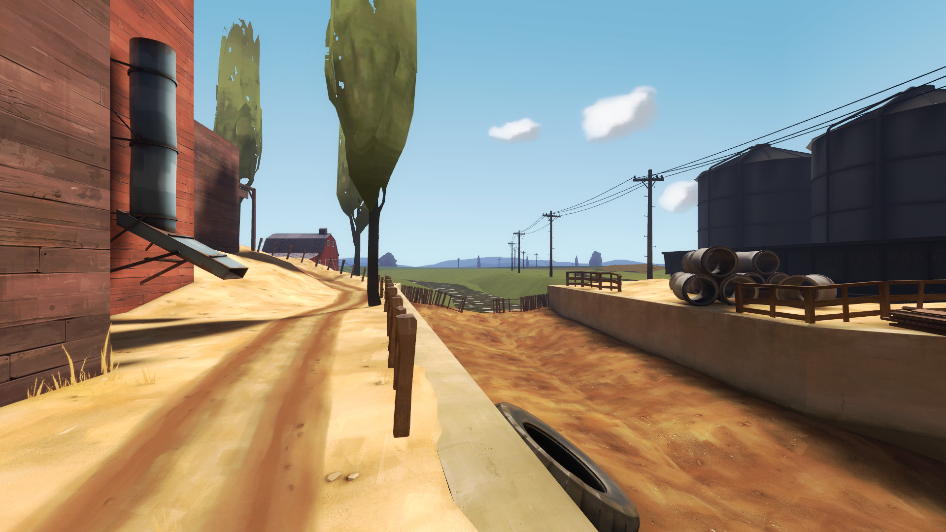 2fort Beta Green Fields texture Mod for Team Fortress 2 | TF2 Mods