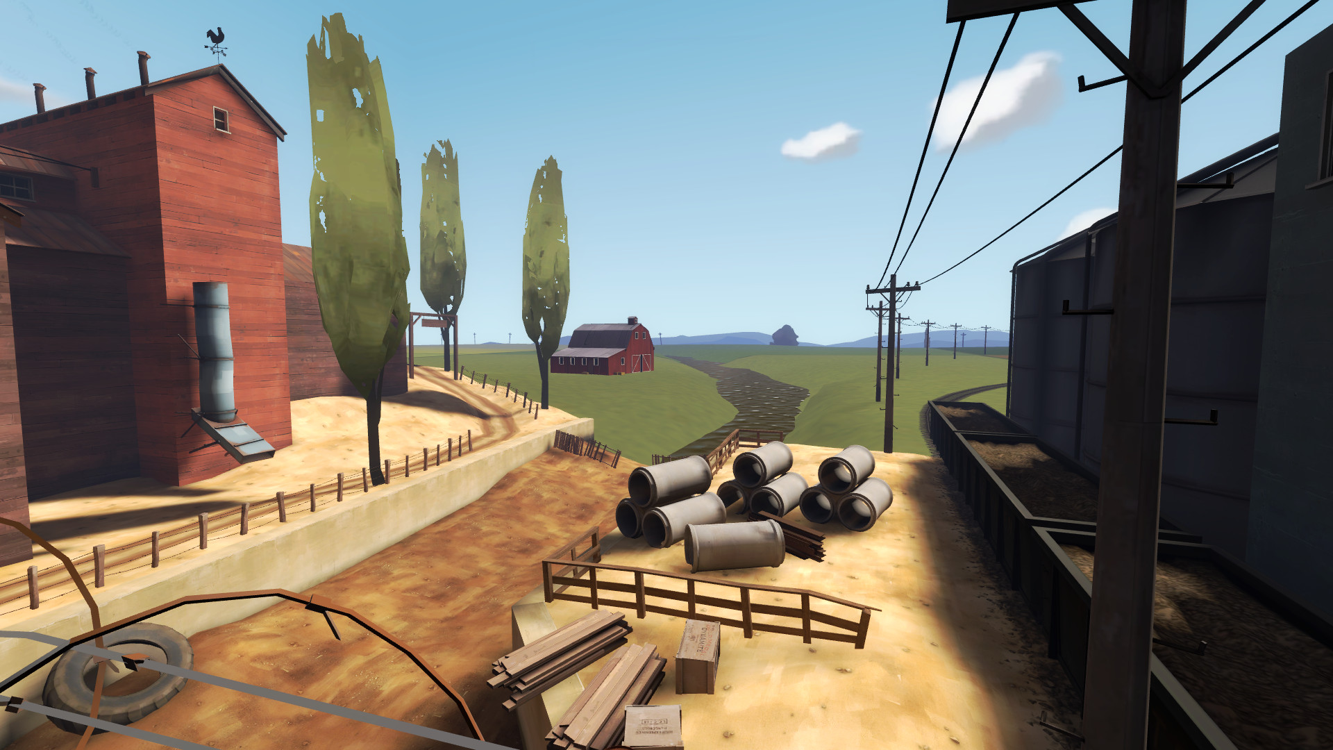 2fort Beta Green Fields texture Mod for Team Fortress 2 | TF2 Mods