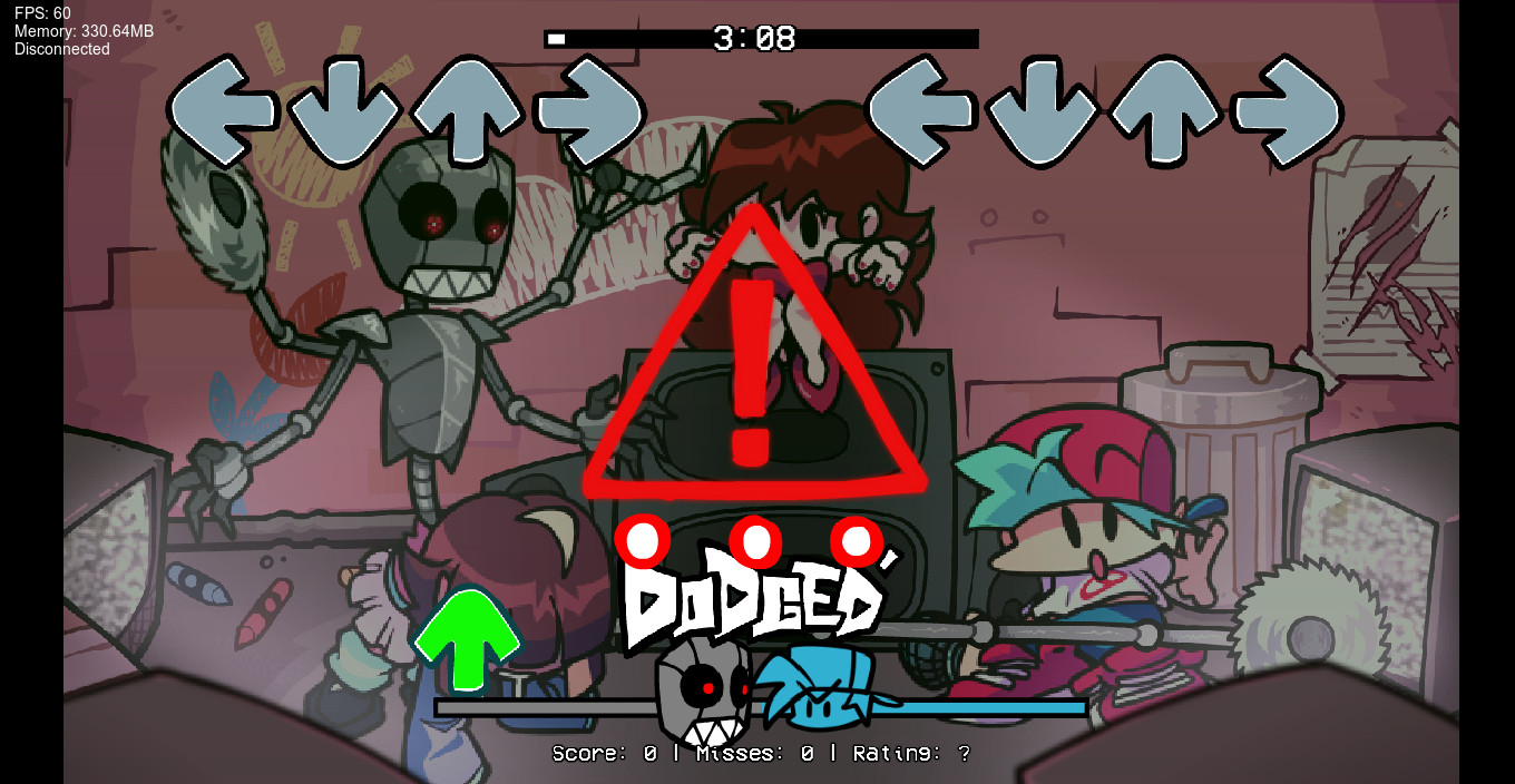 (OUTDATED) QT REWIRED Psych Online/UMM (OPTIMIZED) Mod for Friday Night Funkin' | FNF Mods