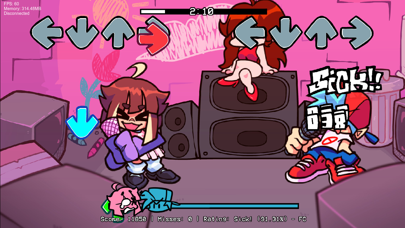 (OUTDATED) QT REWIRED Psych Online/UMM (OPTIMIZED) Mod for Friday Night Funkin' | FNF Mods