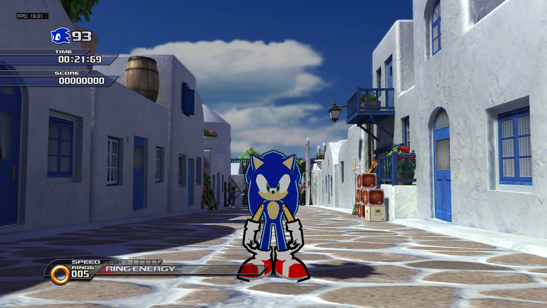 Uekawa Inspired Stylized Sonic Mod for Unleashed Recompiled | UR Mods