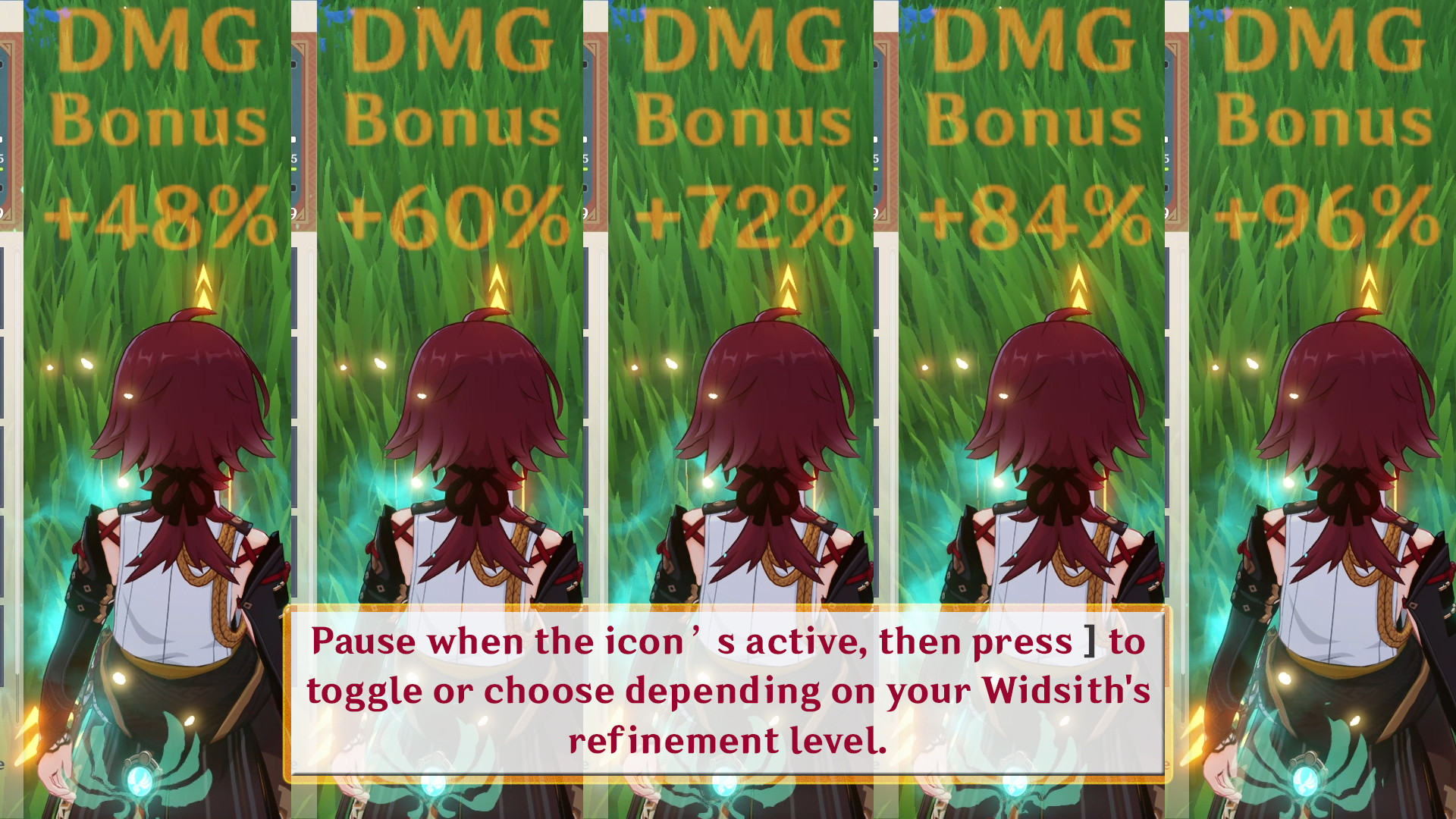 Widsith Clear Buff Effects Mod for Genshin Impact | GI Mods