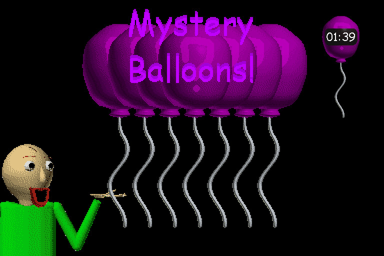 Mystery Balloons Mod for Baldi's Basics | Baldi Mods