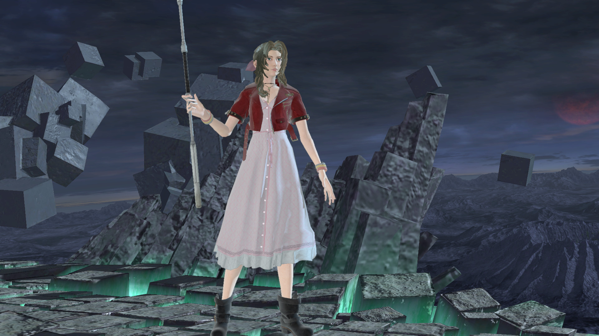Aeris - FF7 Remake Version Mod for Super Smash Bros. Ultimate | SSBU Mods