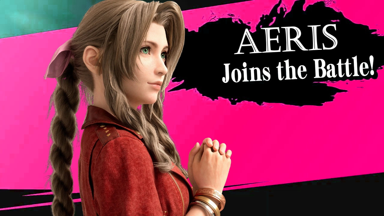 Aeris - FF7 Remake Version Mod for Super Smash Bros. Ultimate | SSBU Mods