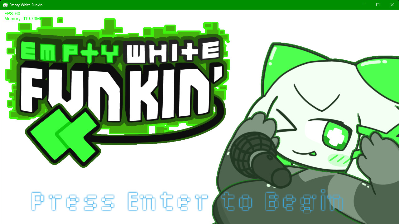 Empty White Funkin' (FNF VS Asamida Full Week MOD) Mod for Friday Night ...