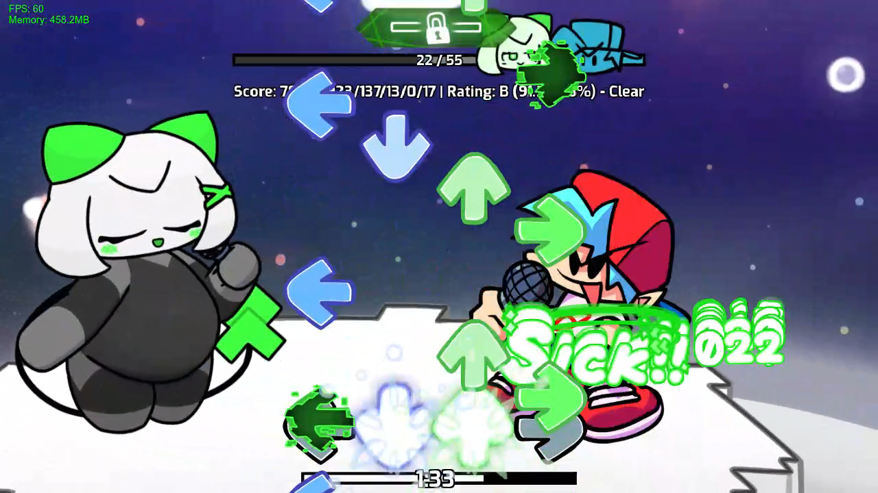 Empty White Funkin' (FNF VS Asamida Full Week MOD) Mod for Friday Night ...