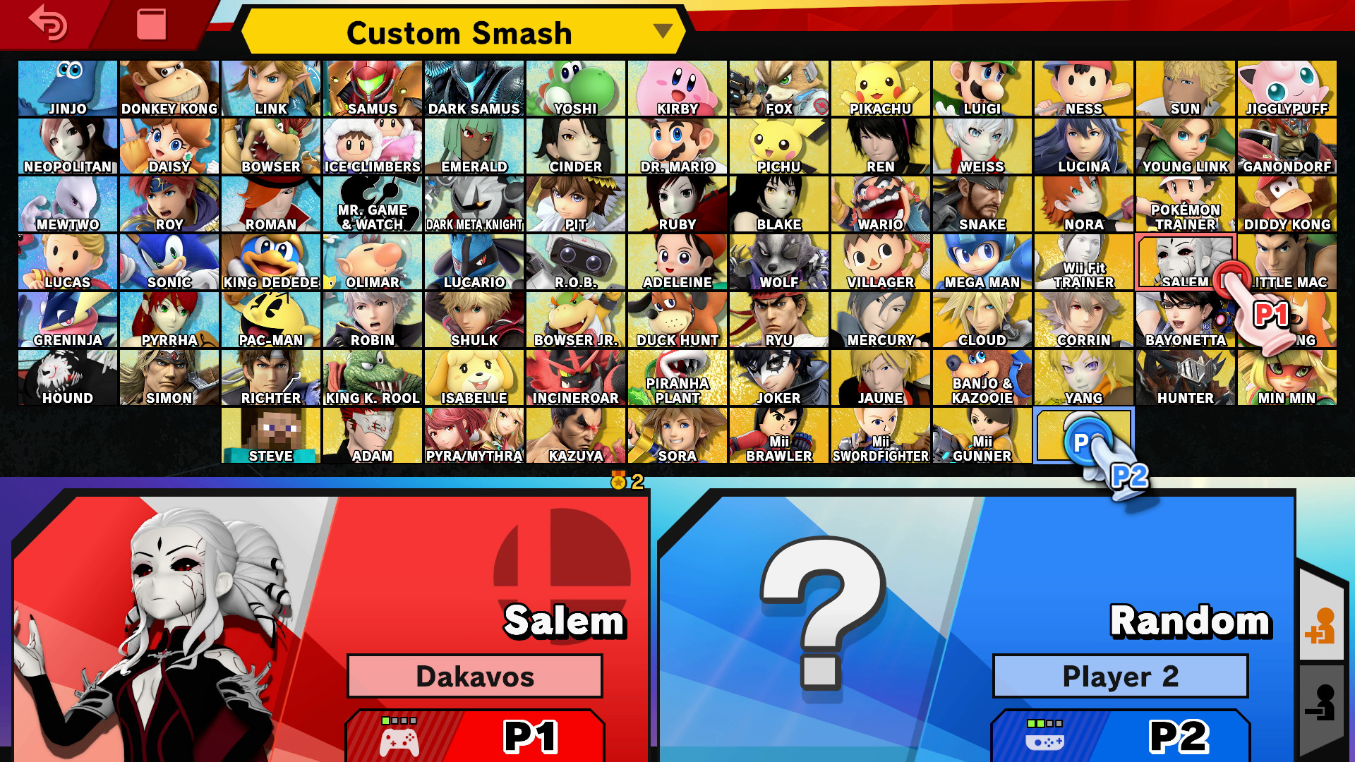 Salem (RWBY) Mod for Super Smash Bros. Ultimate | SSBU Mods