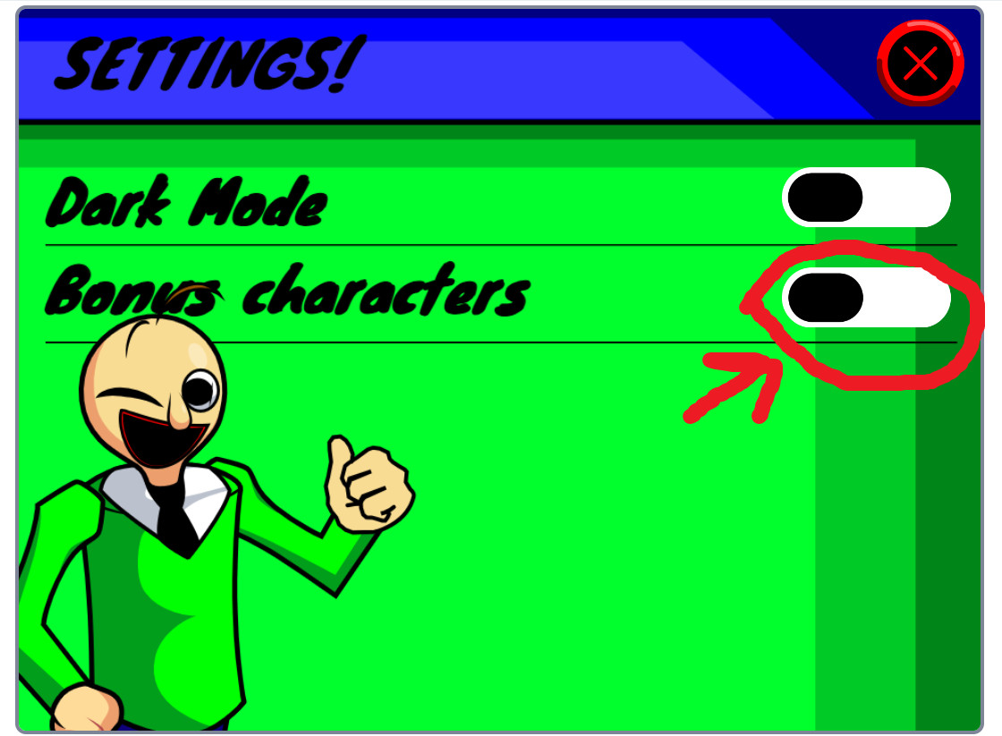 Sprunki Styled Baldi Mod for Baldi's Basics | Baldi Mods