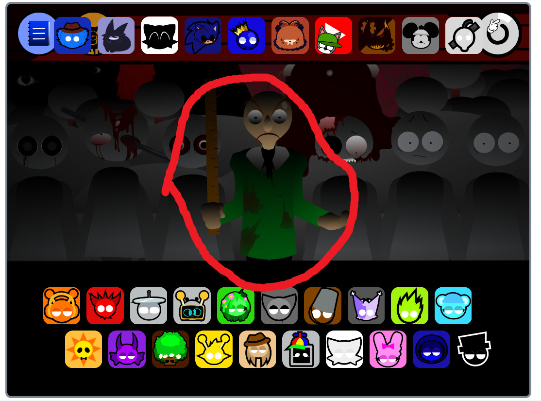 Sprunki Styled Baldi Mod for Baldi's Basics | Baldi Mods