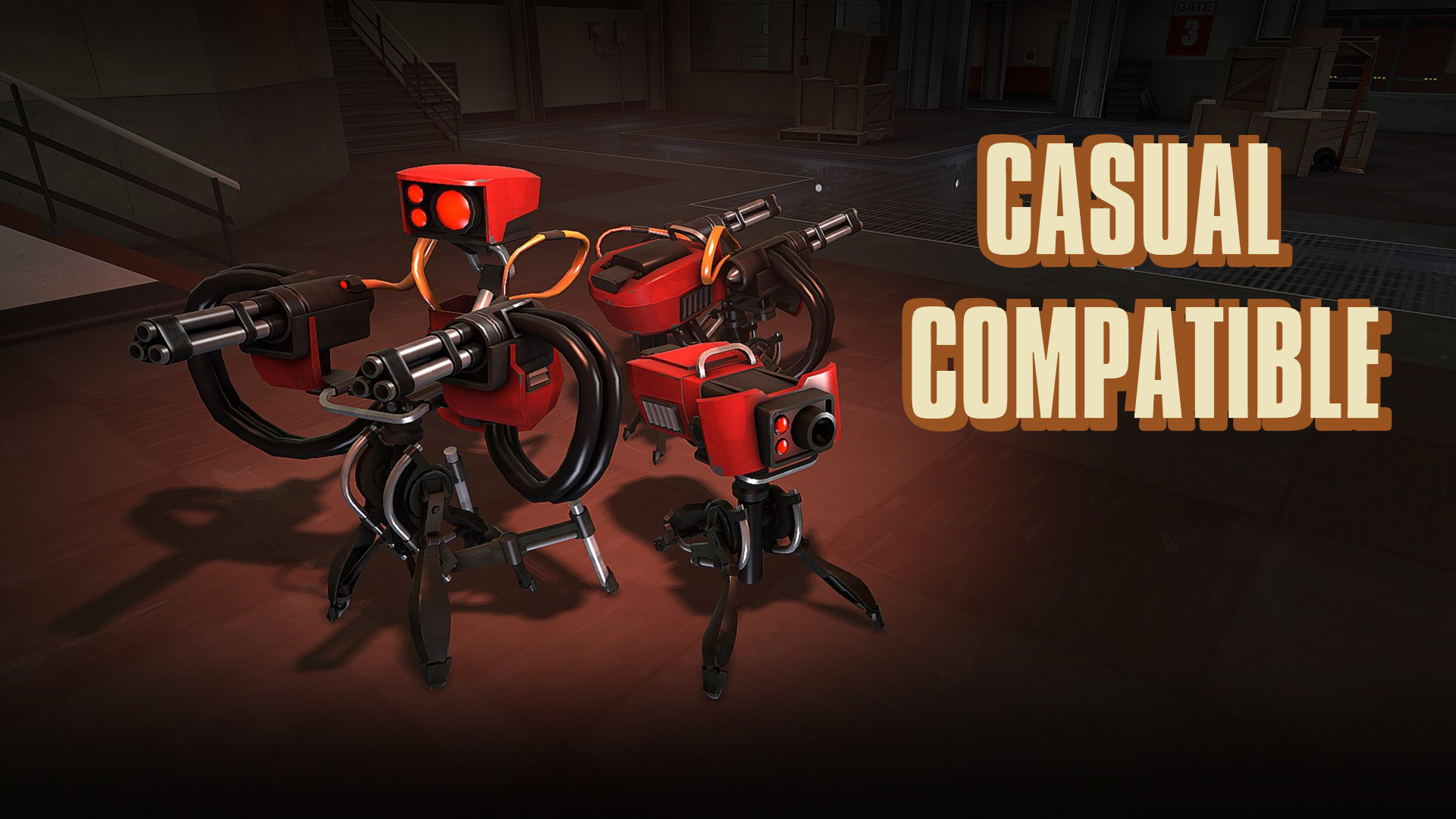 LED Sentry (CASUAL COMPATIBLE) Mod for Team Fortress 2 | TF2 Mods