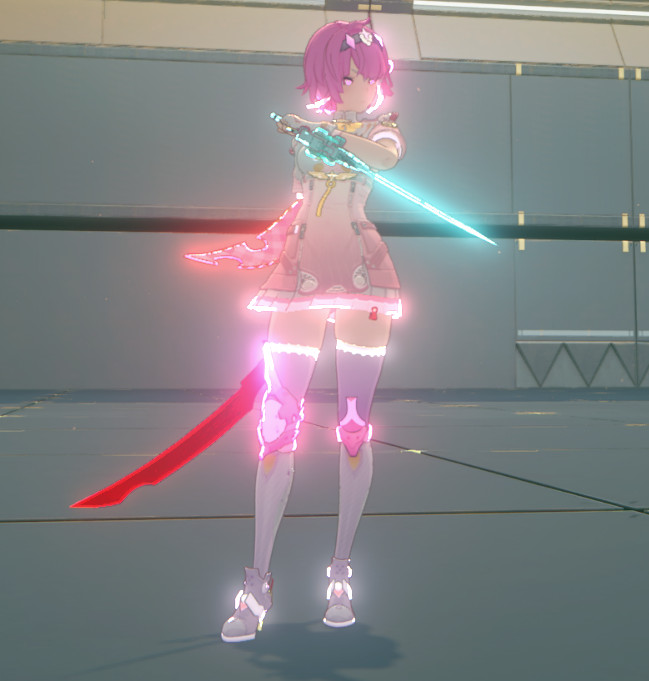 pink_soldier0_anby_and_thunderandfire_sword_weapon Mod for Zenless Zone ...